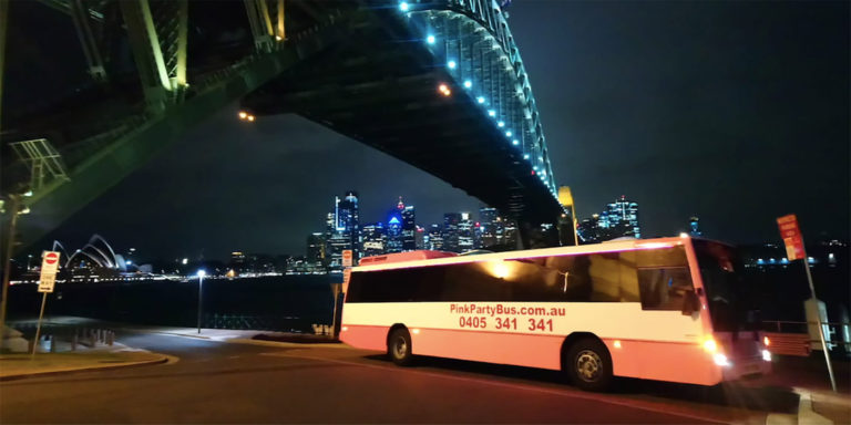 Pink Party Bus